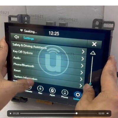 Replacement 8.4" Uconnect 2017 4C UAQ LCD Display Touch Screen Radio ...