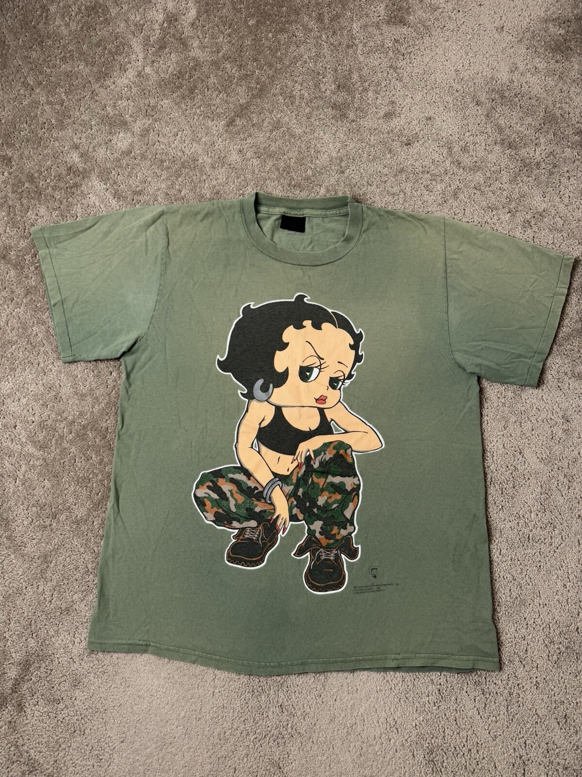 Vintage Mens Unisex 1997 Betty Boop Girls Rule T Shir… Gem