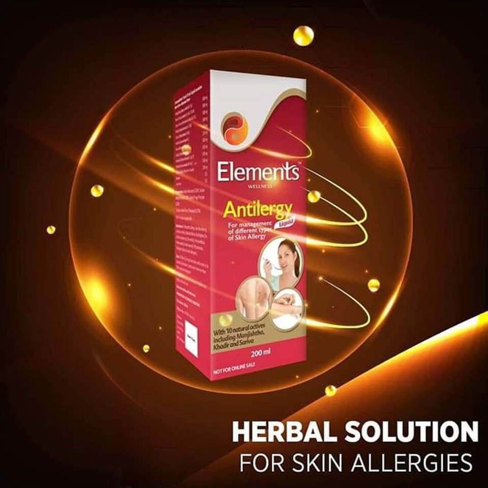 Elements Wellness Manjistha Antilergy Effective Solution 200 ml Free ...