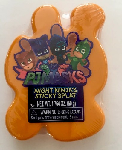 Disney Junior PJ Masks Night Ninja's Sticky Splat Putty Orange Slime ...
