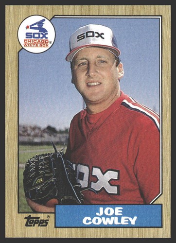 Joe Cowley #27 1987 Topps Chicago White Sox | eBay