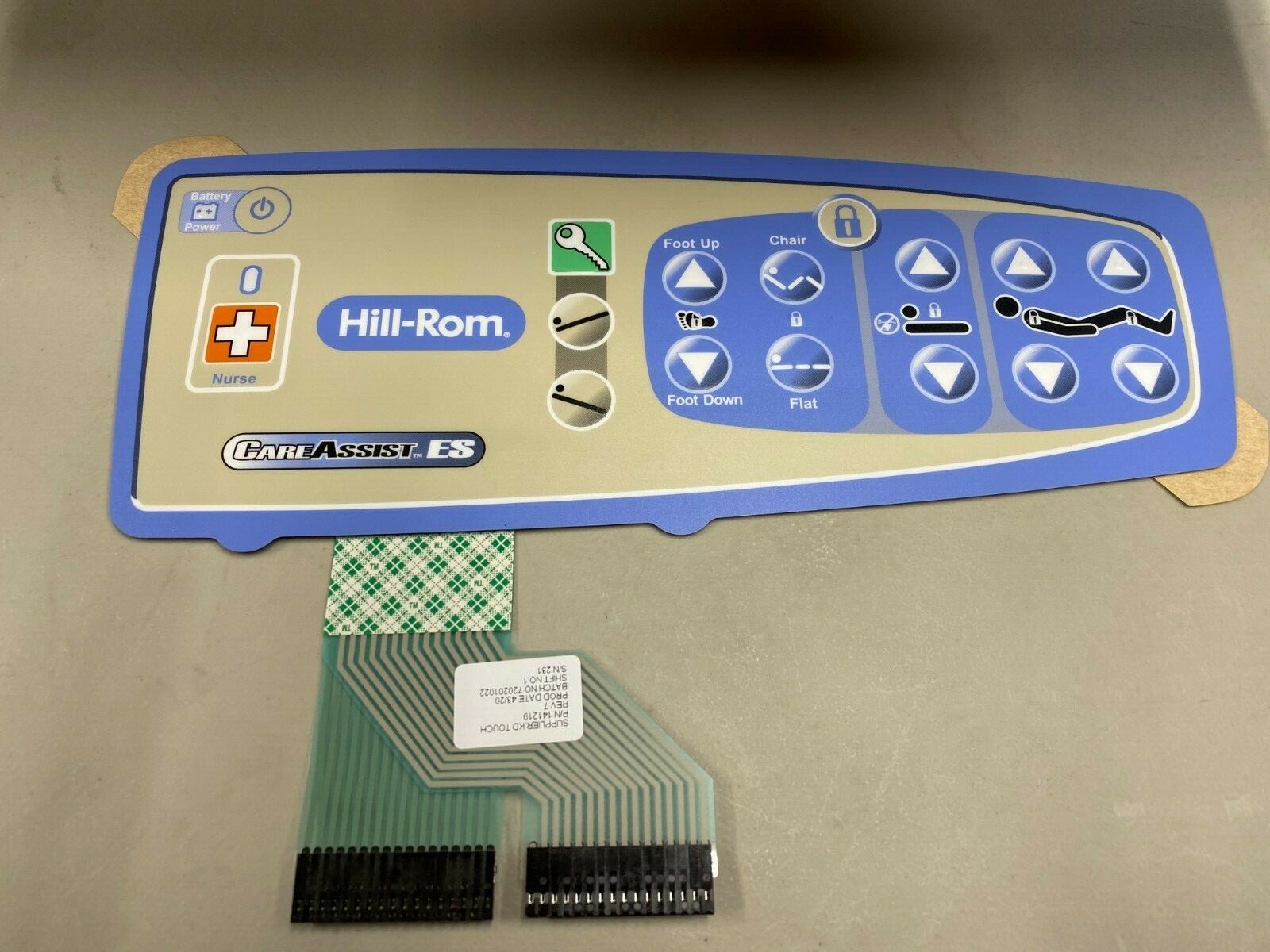 Hill-Rom CareAssist Label GC Controls RH 141219 for sale online | eBay