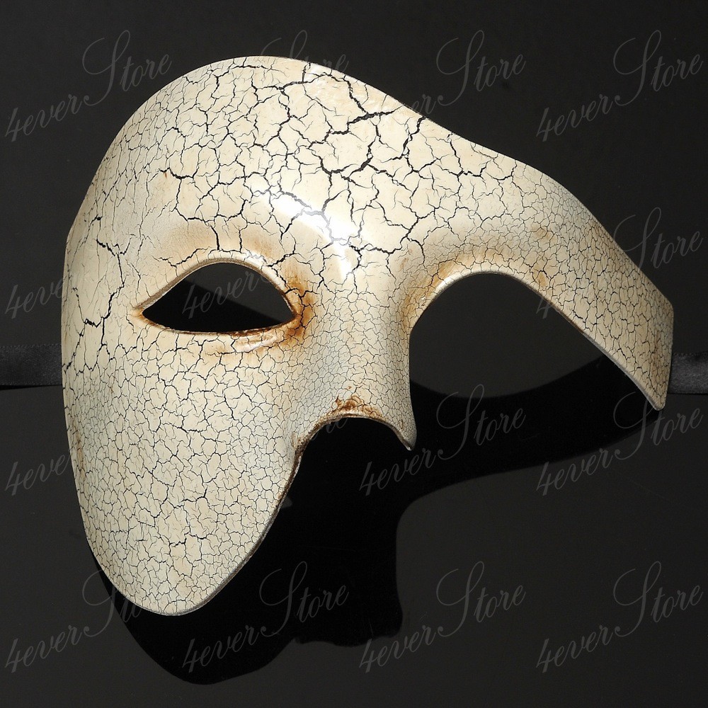Phantom of the Opera Masquerade Mask - Venetian Mardi Gras for Men | eBay
