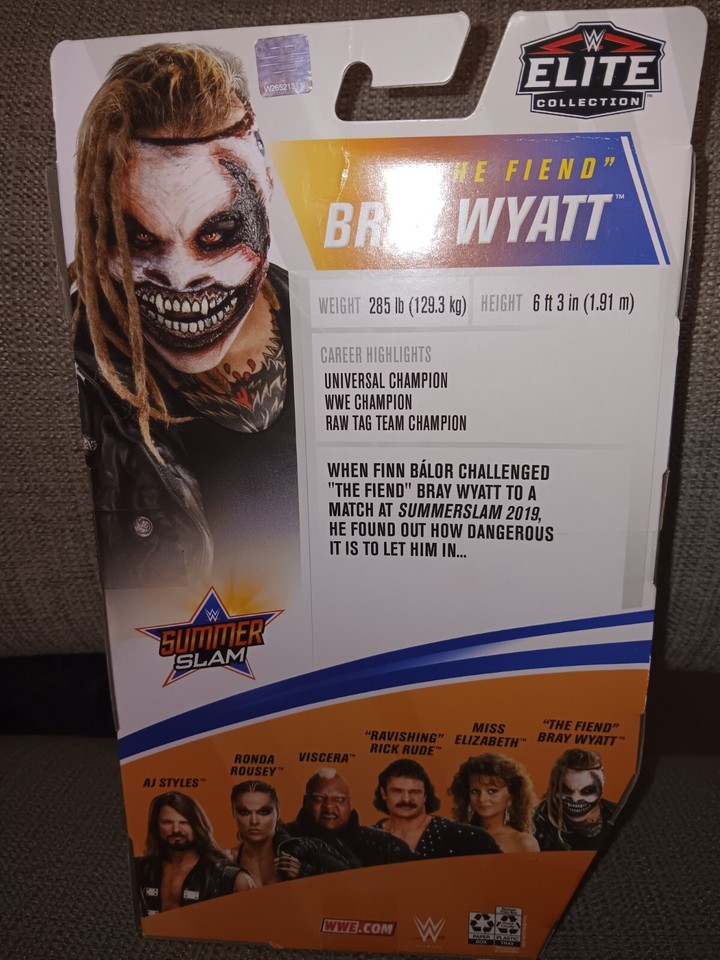 WWE Summer Slam Bray Wyatt The Fiend Elite Series 77 Action Figure New ...