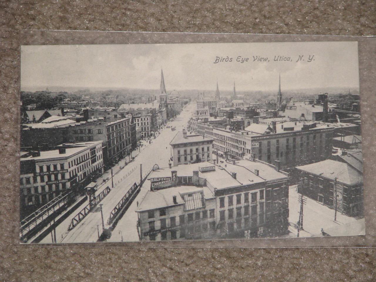 Birds Eye View, Utica, New York, Published by Austin & Ross, Utica, N.Y ...