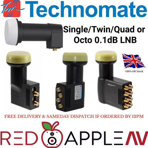 Technomate 0.1dB Single/Twin/Quad/Octo Satellite LNBs Free P&P | eBay UK