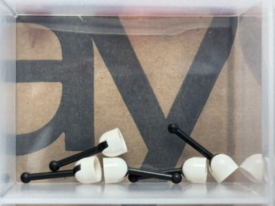 LEGO Parts - White Antenna Small Base with Black Lever - No 4592c02 ...