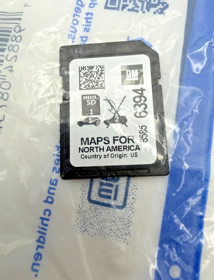 2020-2024 Cadillac CT4 CT5 XT5 Enclave Navigation SD Card U.S CAN Map ...
