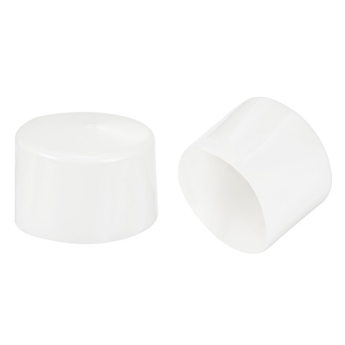 10Pcs White 80mm Rubber End Caps Round Vinyl Plug Insert Rubber ...