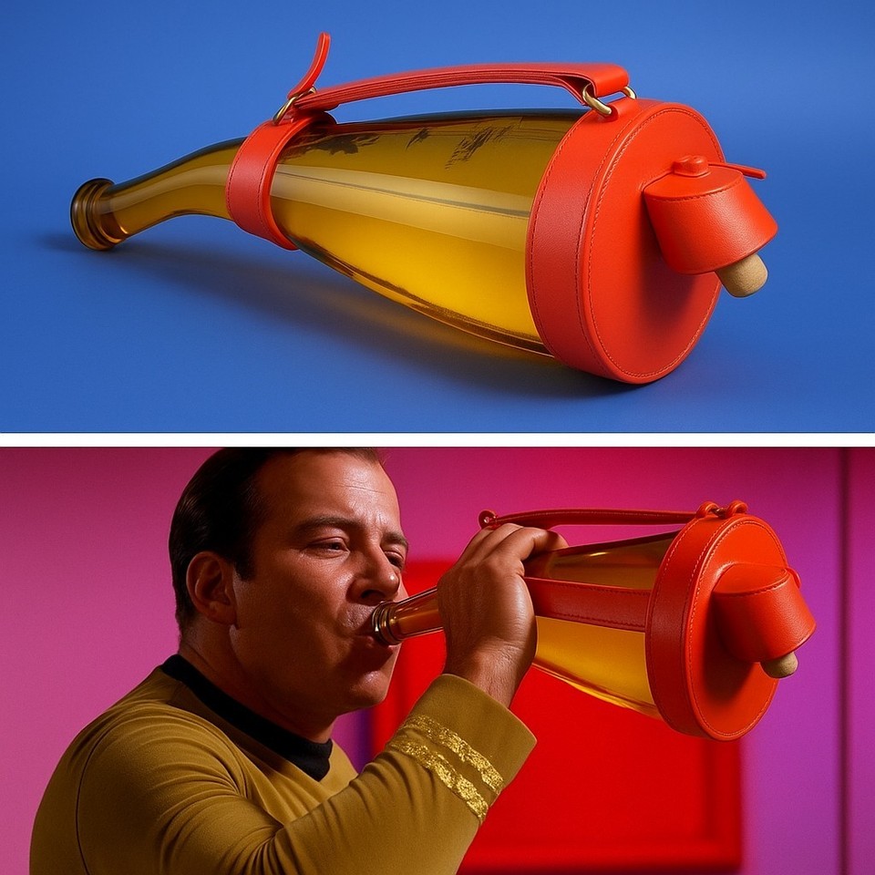STAR TREK *SAURIAN BRANDY 1960s Dinkle Whiskey Bottle. Star Trek ...