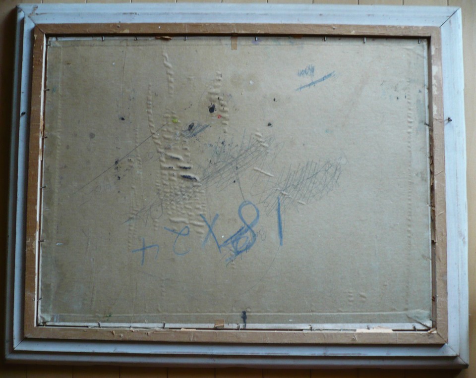 ROGER HOLT LISTED ARIZONA AZ MODERNIST MODERN EXPRESSIONISM VINTAGE OIL ...