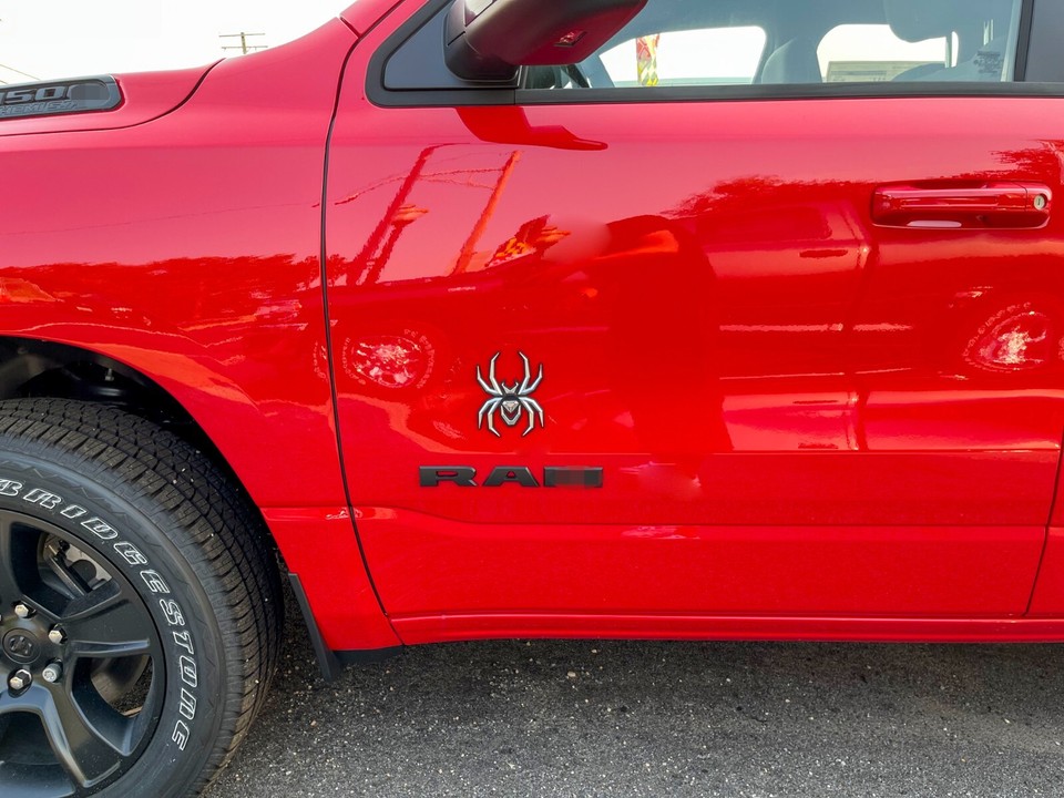 2 X Silver Black Spider Emblem Fit F-150 Silverado Sierra RAM Black ...
