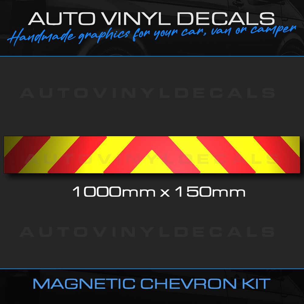 Rear Chevrons Reflective Magnetic Chevron Kit Safety Vinyl Multiples ...