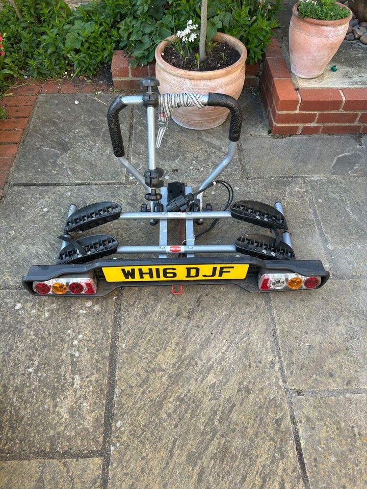 Witter 2 bike rack towbar ZX200. Black. Excellent condition.Used twice ...
