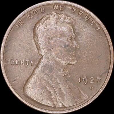 1927-D 1C Lincoln Wheat Cent Uncertified Circulated BN | eBay