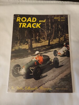 1952 August ROAD AND TRACK The Motor Enthusiasts Magazine (CP31) | eBay