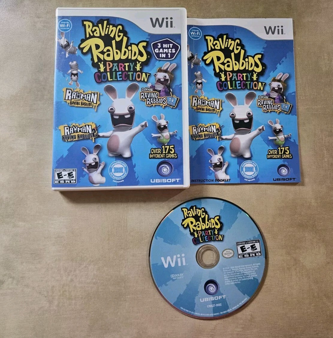 Raving Rabbids: Party Collection (Nintendo Wii, 2010) Complete Tested ...