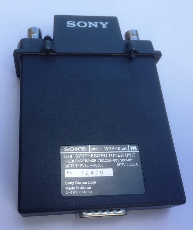 SONY WRR-855A UHF Synthesized Tuner Unit + SONY WRR-855 UHF Synthesized ...