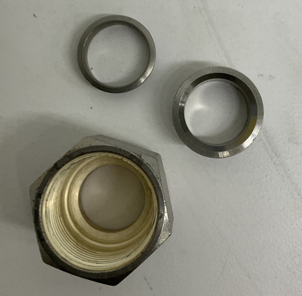 Swagelok SS-810-NFSET 1/2" Nut & Ferrule Set Stainless | eBay