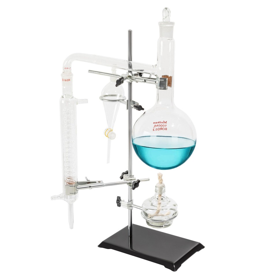 1000ml Distillation Apparatus Chemistry Lab Equipment For Chemistry ...