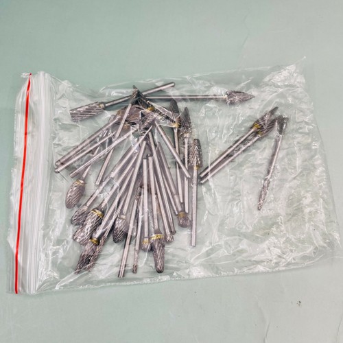 Dental Lab Nitrate 28pcs Tungsten Steel Material Burs & 48 Hole Bur ...