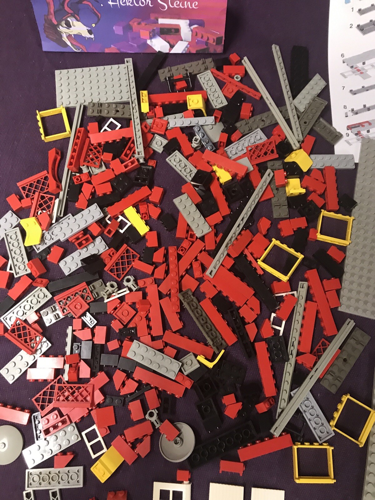 LEGO 7822 Railway Station Doppelbahnsteig mit Übergang Bahnhof von 1980 ...