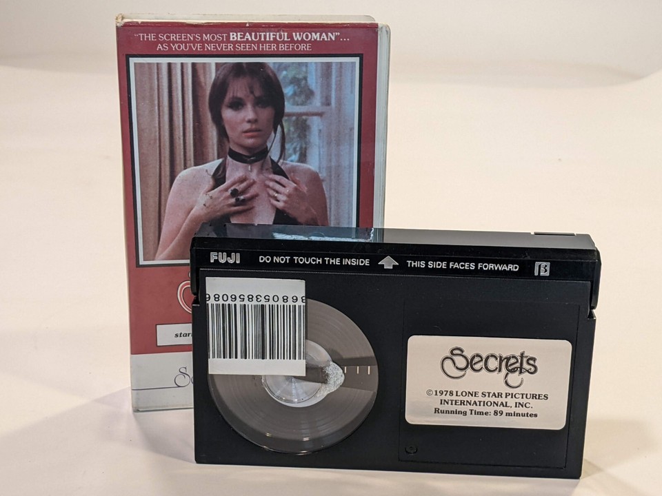 SECRETS (1978, Betamax)Vintage Videocassette Tape Jacqueline Bisset ...