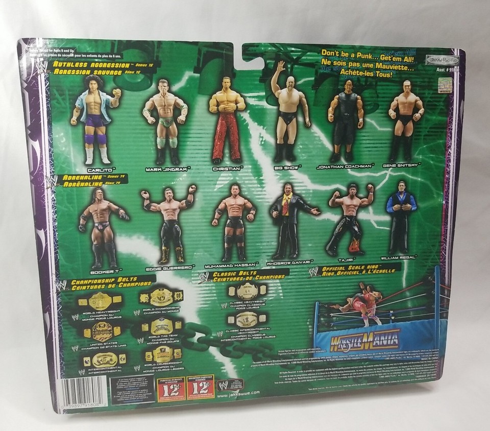 WWE treacherous trios trish stratus Tyson tomko Christian Jakks Pacific ...