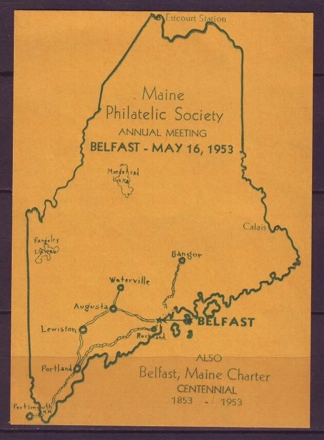 Belfast Maine Map