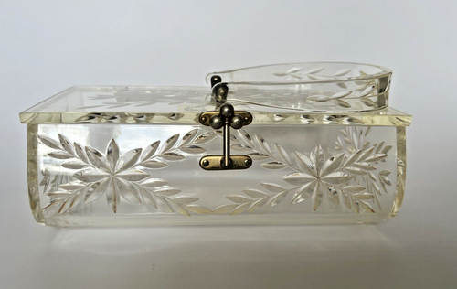 Vintage 1950s Clear Etched Lucite Florida Handbags Made in Miami Purse ...