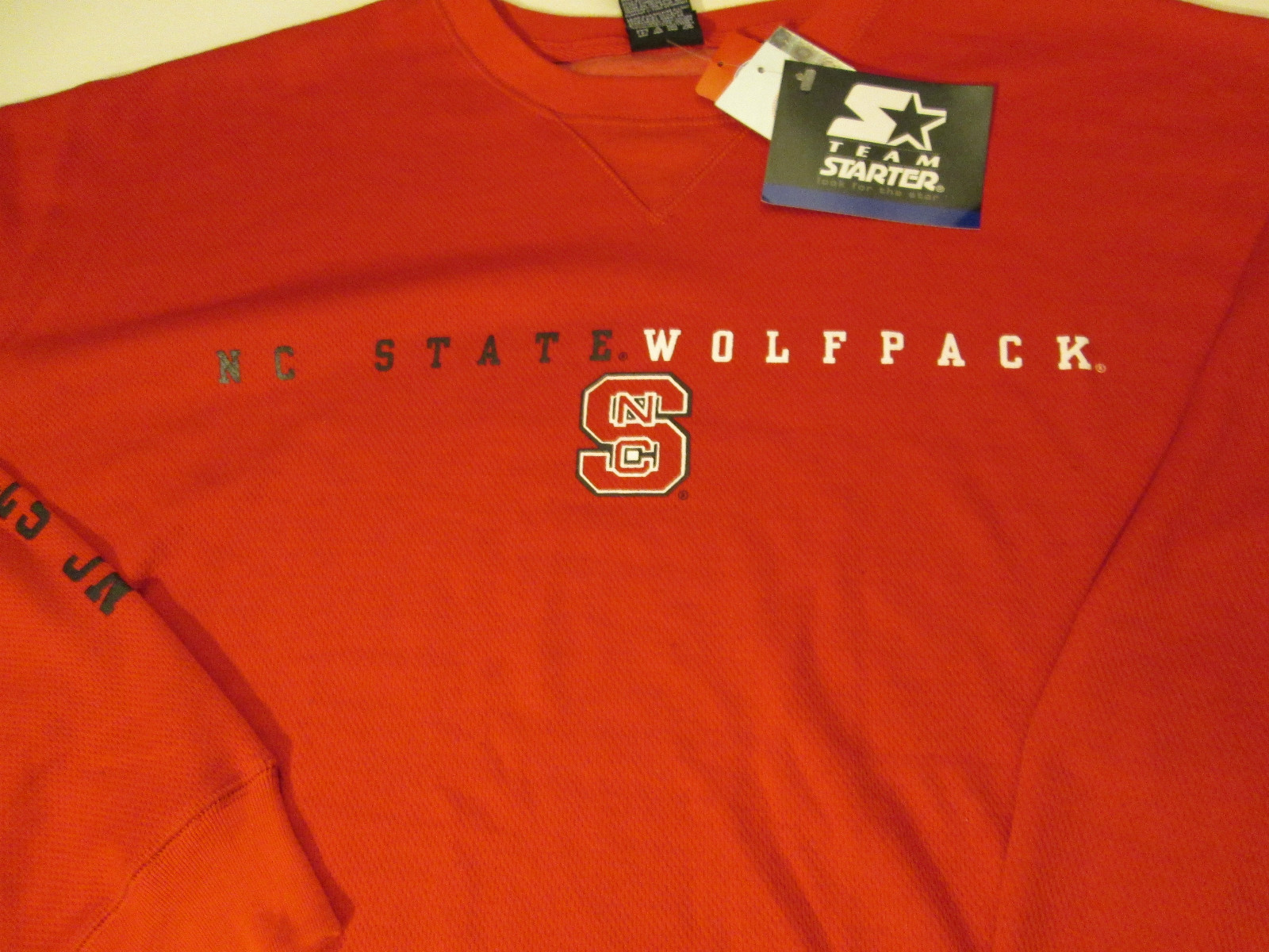 NC STATE WOLFPACK STARTER BRAND MENS SIZE 2XL THERMO LONG SLEEVED T ...