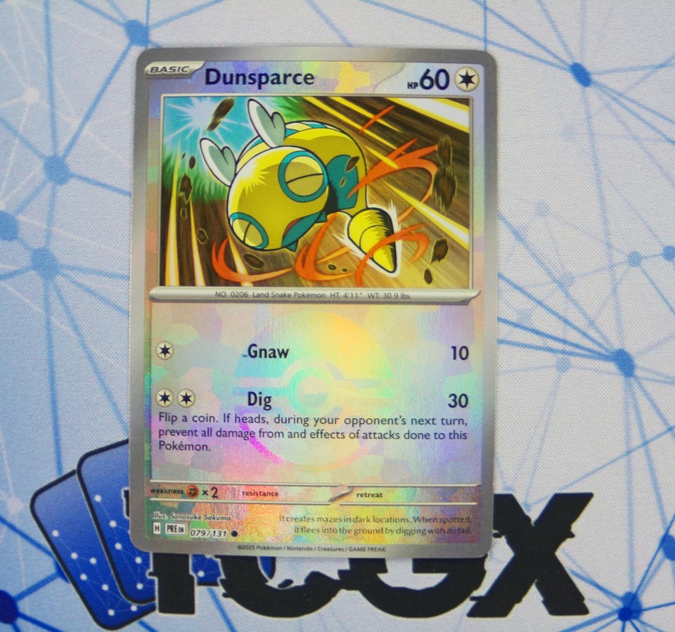 Pokemon - Dunsparce (Poke Ball Pattern) - 079/131 - Prismatic Evolutions NM | eBay