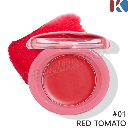 ETUDE Fruity Lip & Cheek Blur Balm 2.3g #01 Red Tomato Smooth Smudging ...
