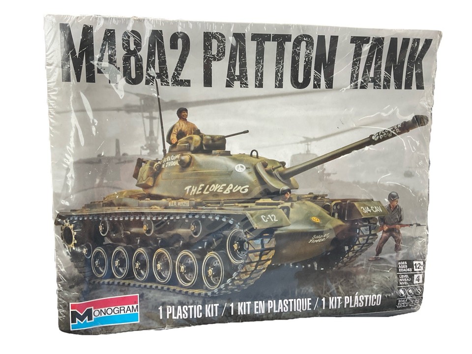 1:35 M48A2 Patton Tank Plastic Model Kit 85-7853, New | eBay