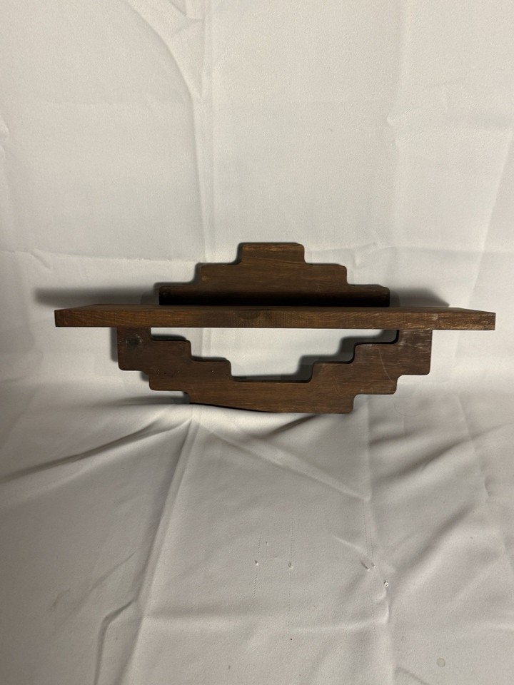 Set Of Two Vintage Wooden Shelves Southwest Style | eBay