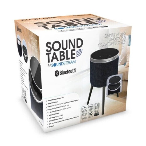 All in One Sound Table by Soundstream BT Smart Home Speaker Charging ...
