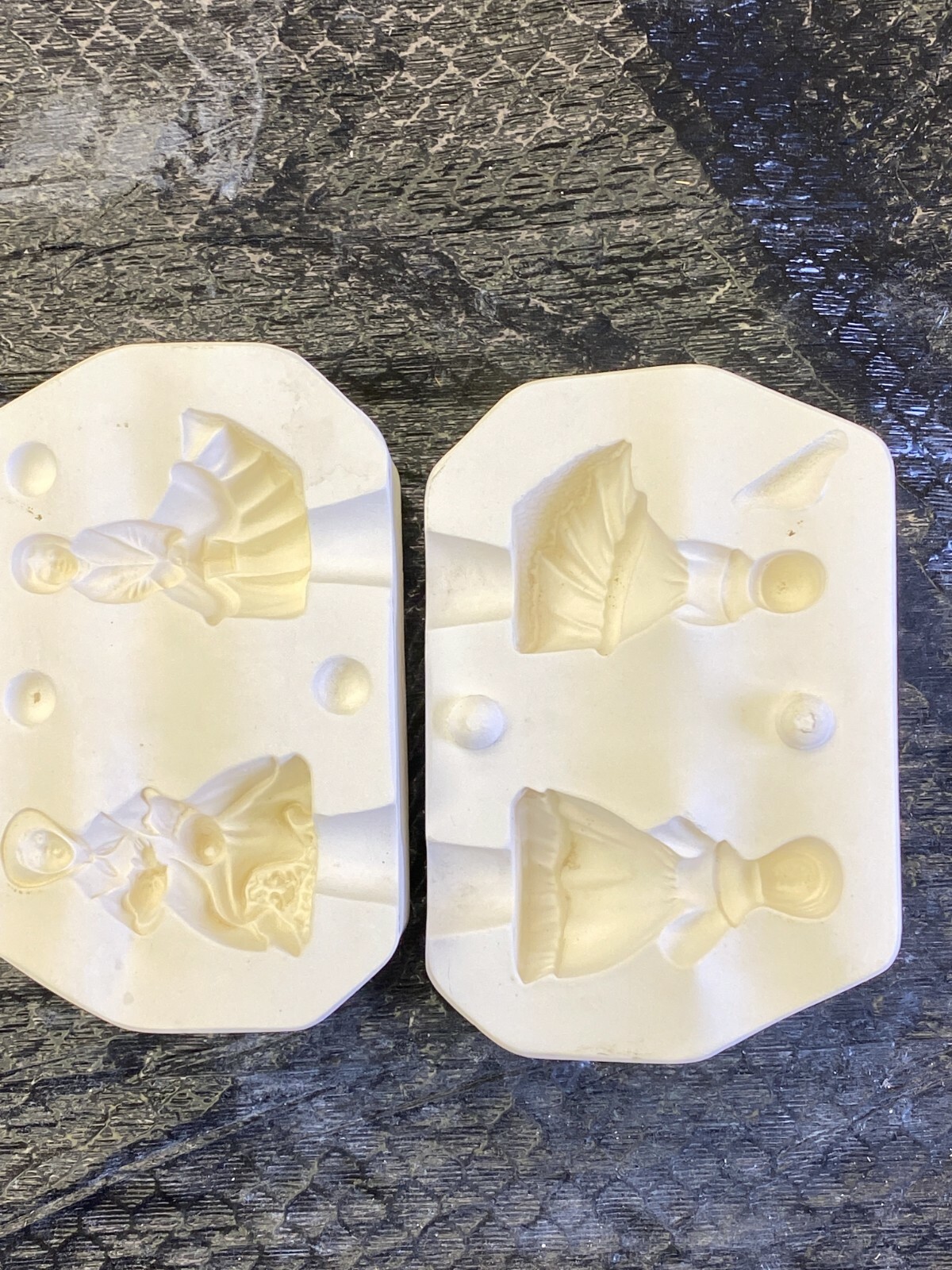 VINTAGE BYRON CERAMIC MOLD #1255 HOLIDAY CHEER | eBay