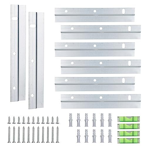 4 Pairs French Cleat Hanger 6 Inch Z Bar Hanger Supports Heavy Duty ...