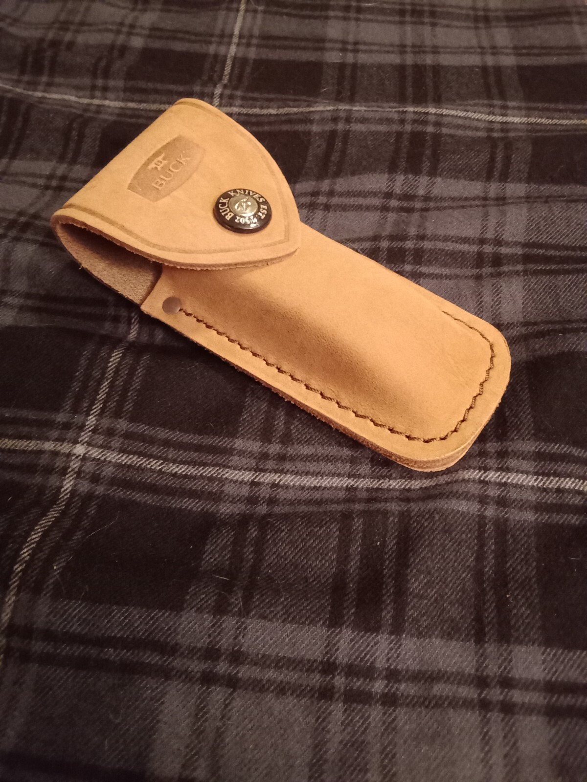 Buck Knives New 112 brown distressed leather sheath | eBay