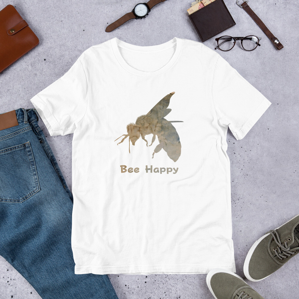Unisex t-shirt, Bee Happy | eBay