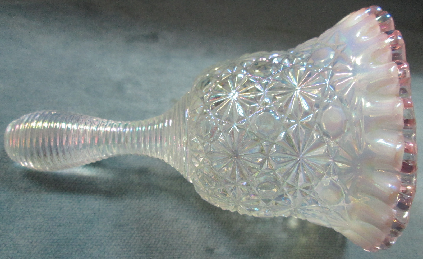 Fenton "Daisy & Button" Pattern Three (3) Mold Opalescent & Irridescent ...