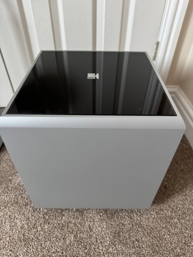 KEF PSW2010 Powered Active Subwoofer In Silver | eBay UK