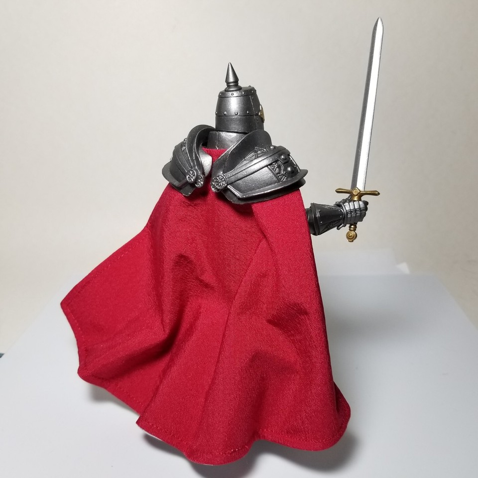 Custom Wired Red/White Cape fits Templar Knight 1.0 Mythic Legions ...
