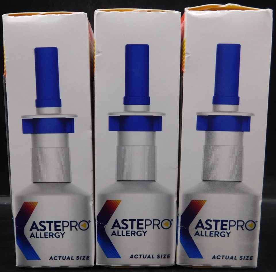 Lot Of 3 Astepro Allergy Nasal Spray 23mL Ea Exp: 9/25 New & Sealed | eBay