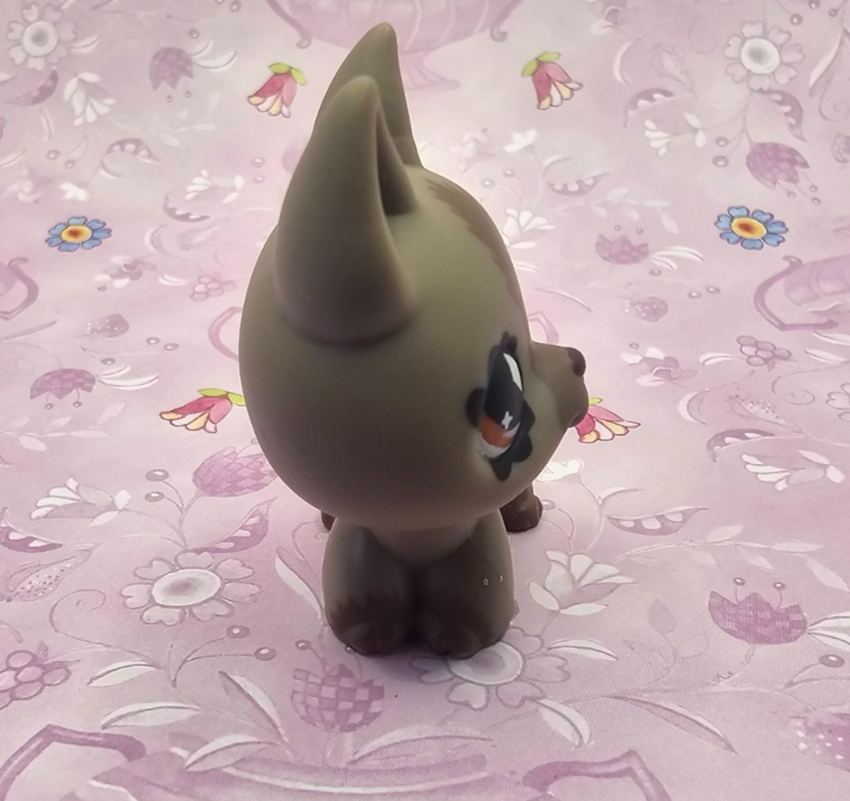 LPS Littlest Pet Shop German Shepherd #491 2008 Get Better Centre Brown ...