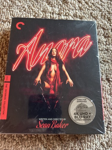 NEW Sealed Anora 4K Criterion Collection Blu-ray DigiPack ShipsNextDay ...