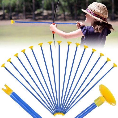16 Pcs Bow and Arrow Toys Child Suction Cup Arrows For Kids Replacement ...