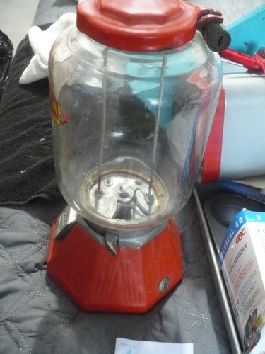 1930's Red Enamel Northwestern 33 Gumball Machine Original Finish ...