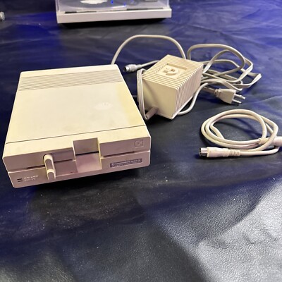 Commodore 1541-II Disc drive with Power Supply And Cable UNTESTED POWER ...