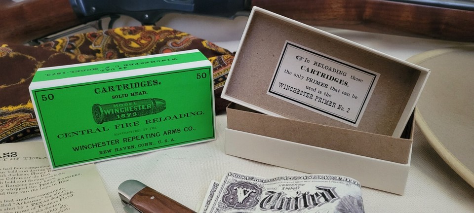 Reproduction vintage 2nd Pattern Winchester .44-40 (.44 WCF) Cartridge ...